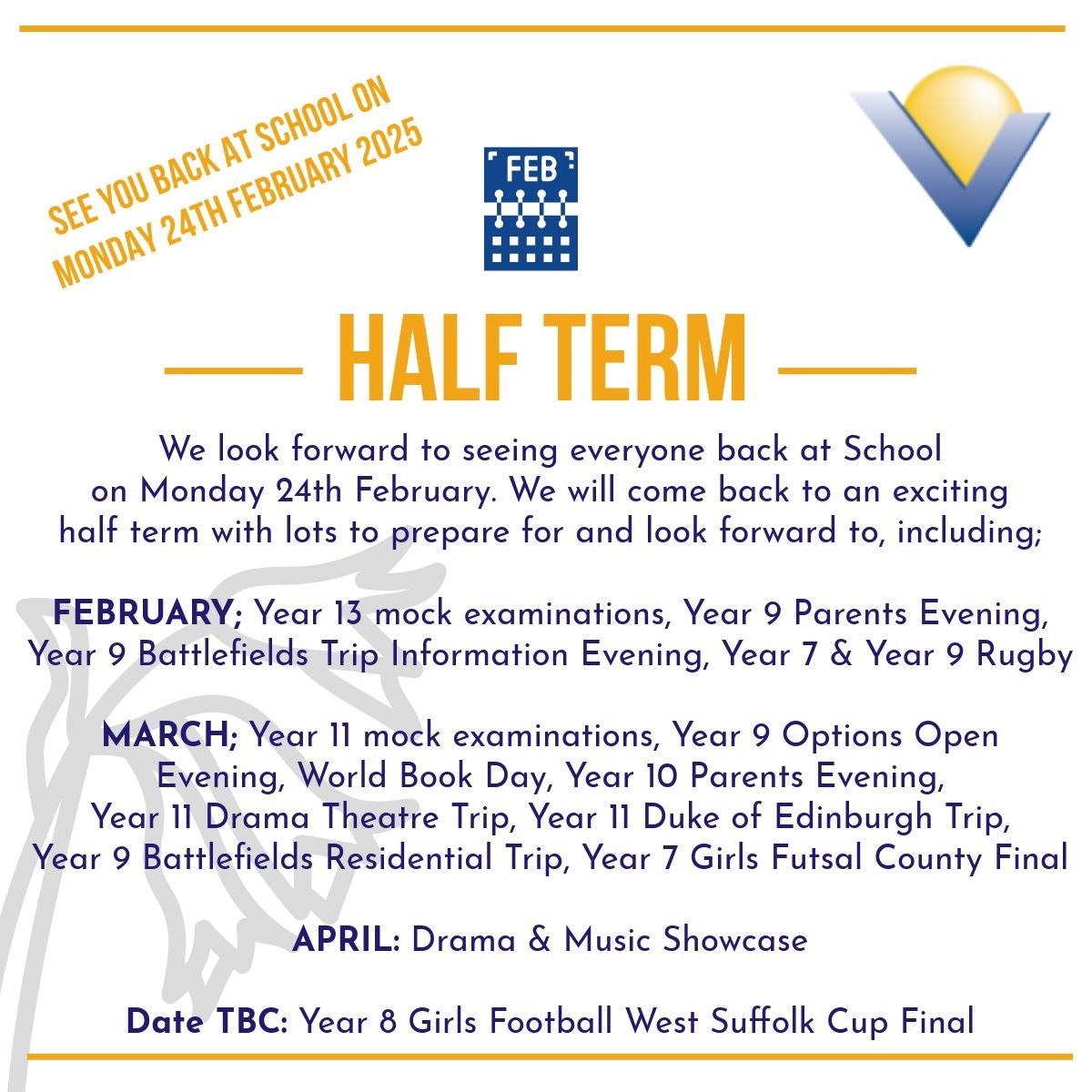 Stowupland High School - Coming up...