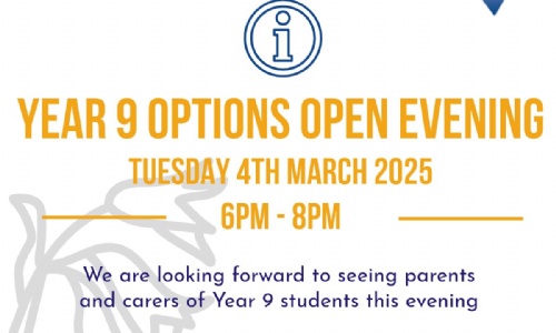 Stowupland High School - Year 9 Options Open Evening